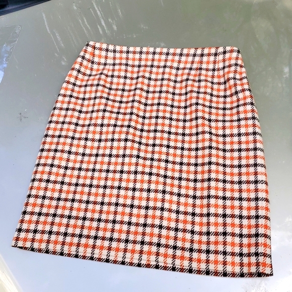 Kiton | Skirts | Kiton Napoli Cashmere Skirt 46 It Hounsdtooth Plaid ...